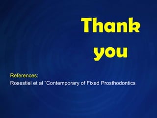 Esthetic failure of bridge | PPTX