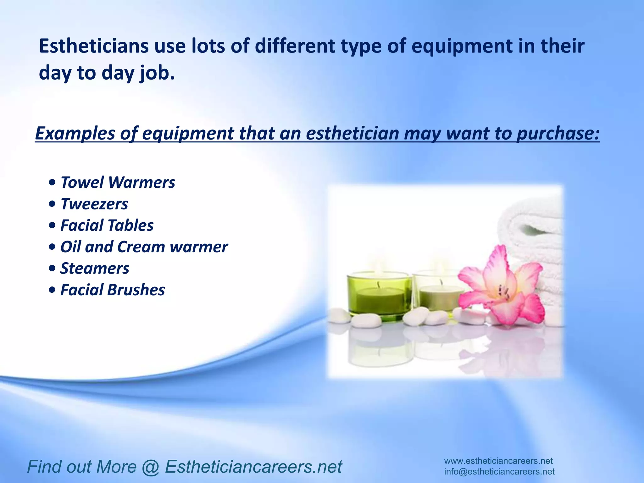 Esthetician equipment | PPTX