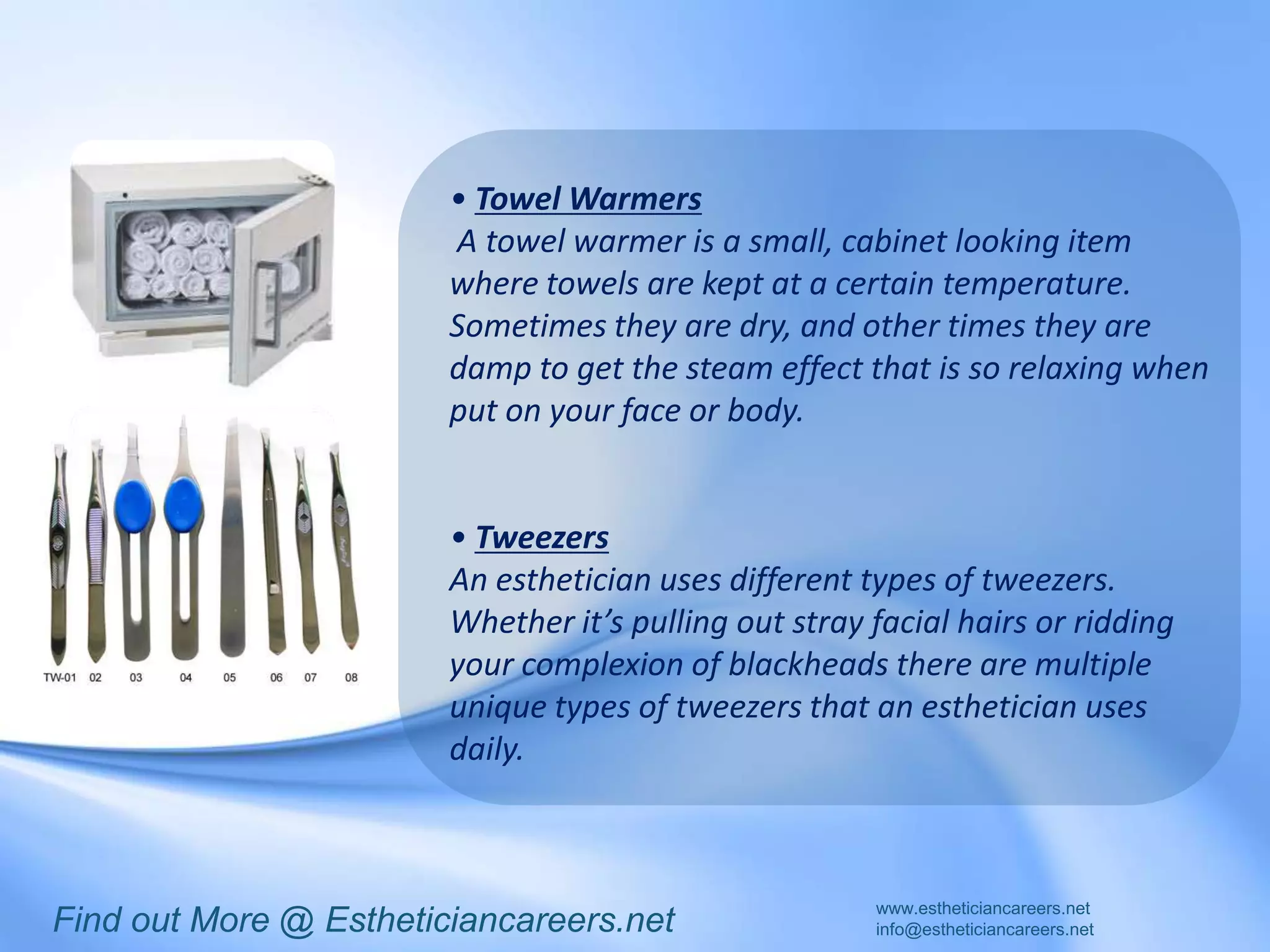 Esthetician equipment | PPTX