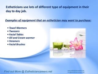 Esthetician equipment | PPT