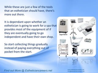 Esthetician equipment | PPT
