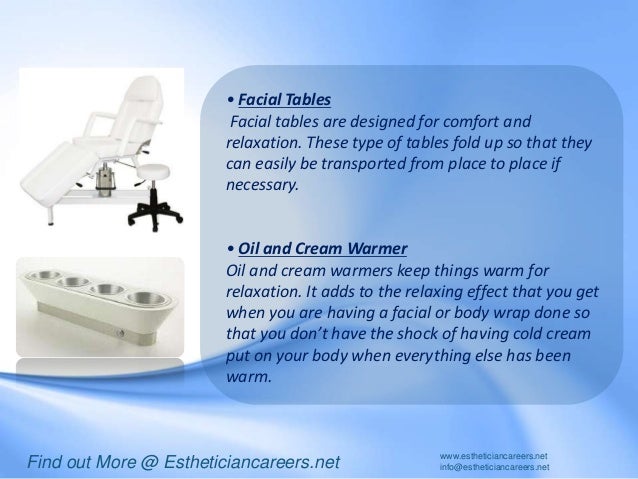 Esthetician equipment
