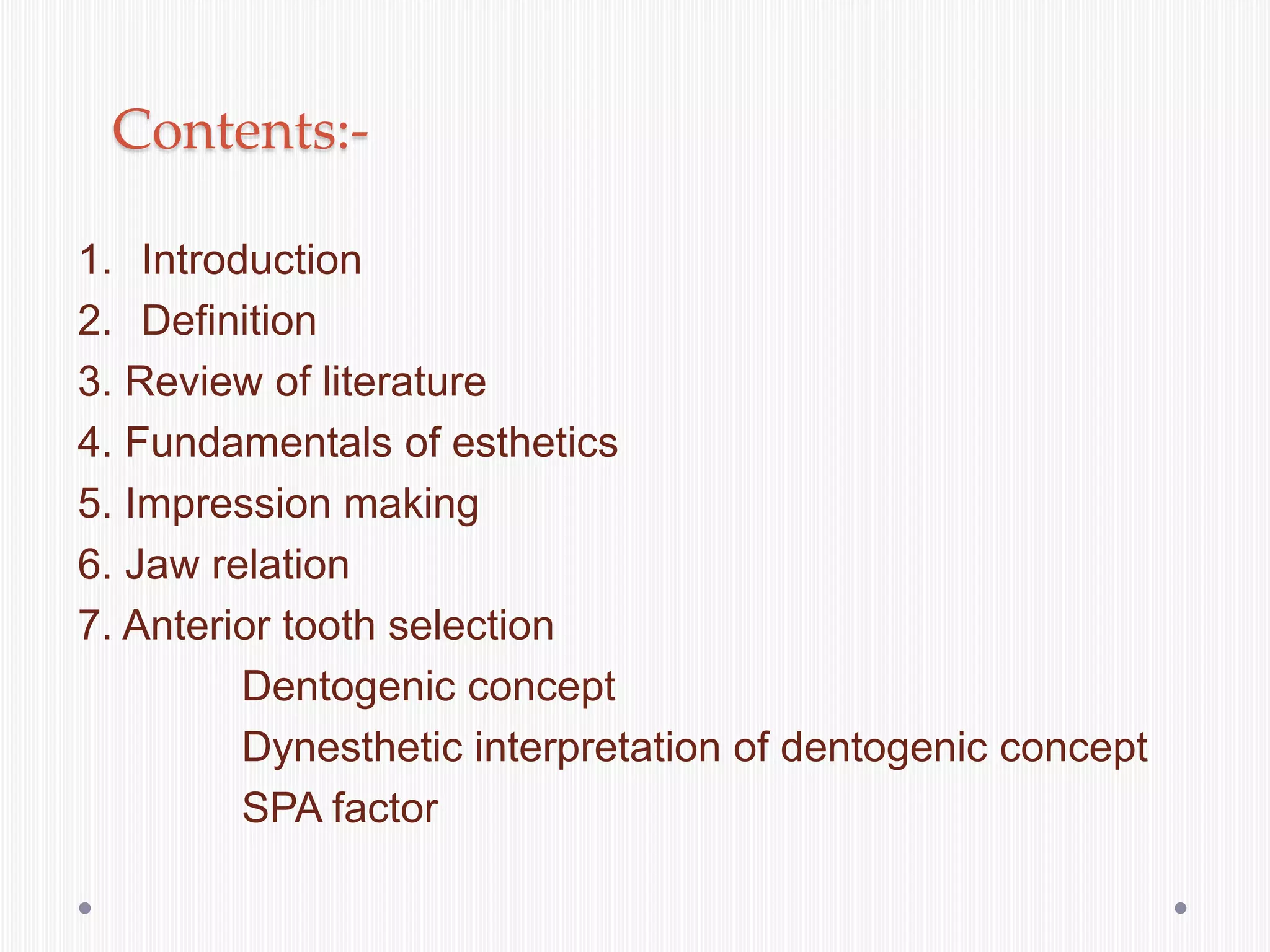 Esthetics in complete denture | PPTX