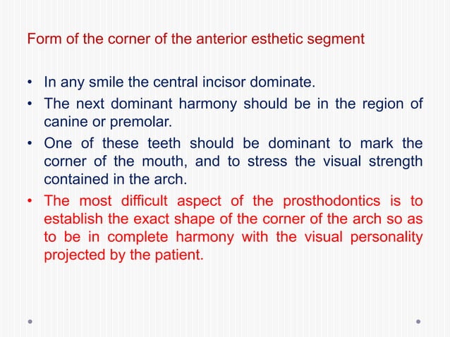 Esthetics in complete denture | PPTX | Dental Health | Diseases and ...
