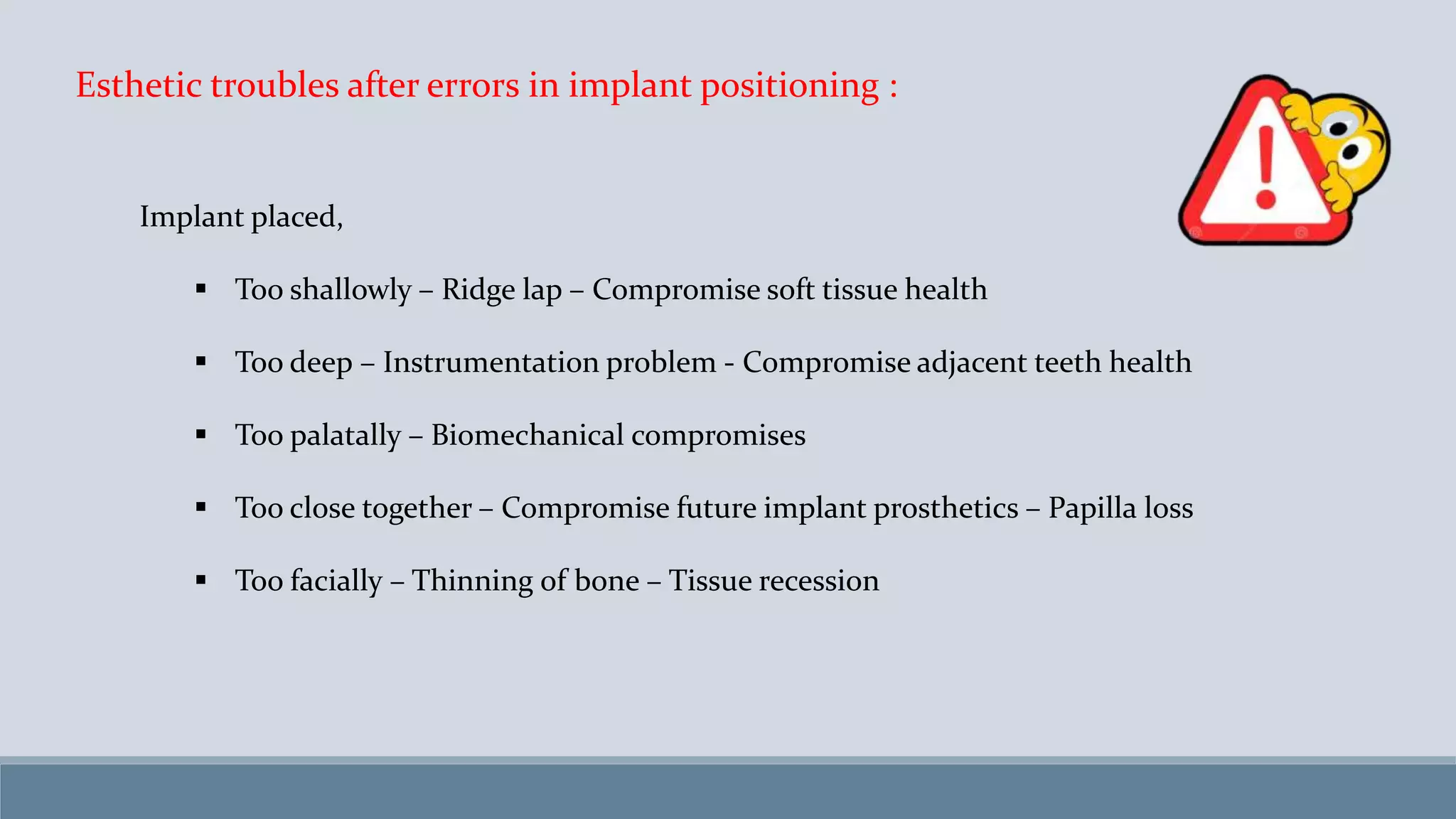 Esthetics in Implant Dentistry | PPTX