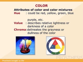 Esthetics in maxillofacial prosthesis/prosthodontic courses | PPT