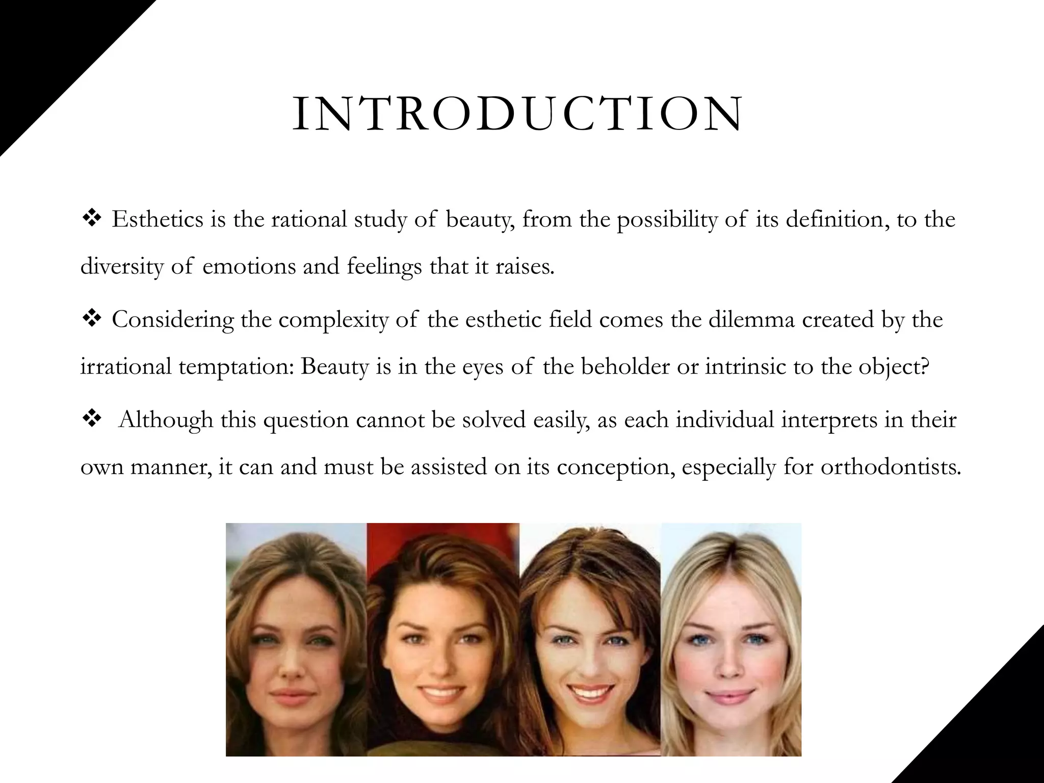 Esthetics in orthodontics | PPTX