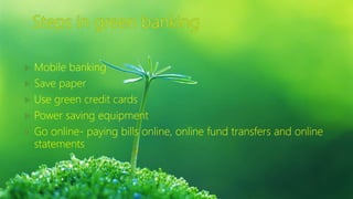 green banking | PPTX