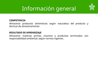 ESTIBADO, almacenamiento de alimentos.pptx