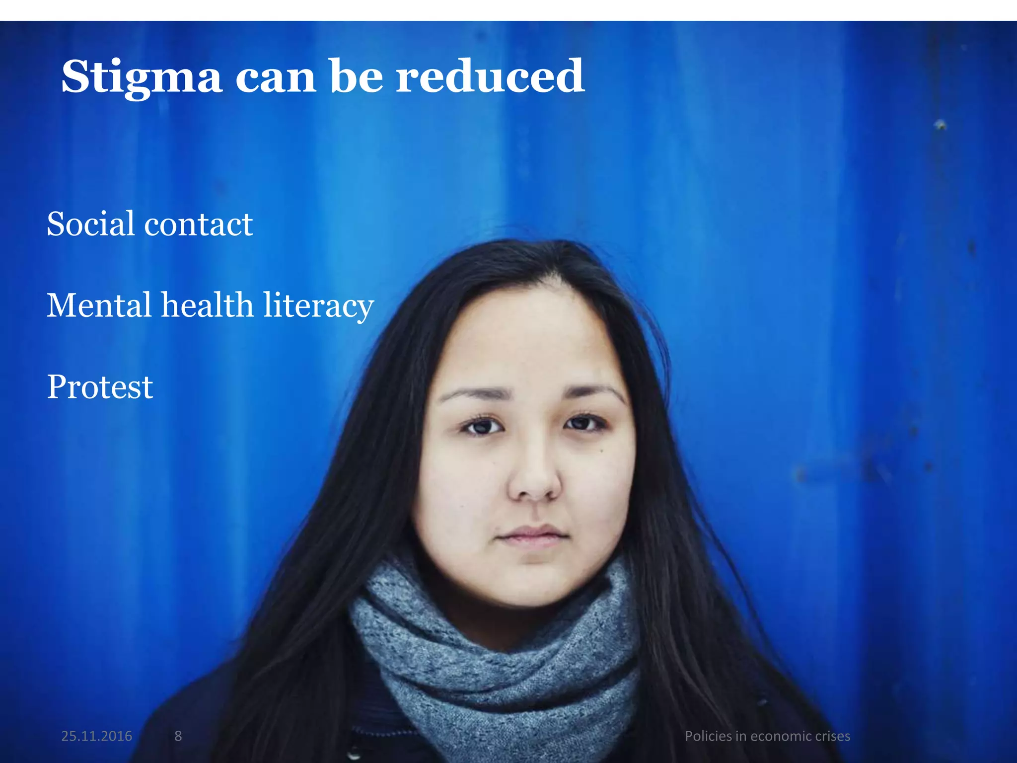 Stigma of mental disorders and young people | PPT