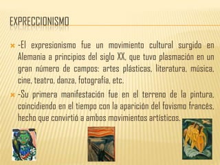 Estilos del arte plástico del siglo xx en bonnie moreno | PPTX