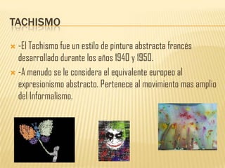 Estilos del arte plástico del siglo xx en bonnie moreno | PPTX