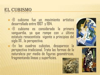 Estilos del arte plástico del siglo xx en bonnie moreno | PPTX