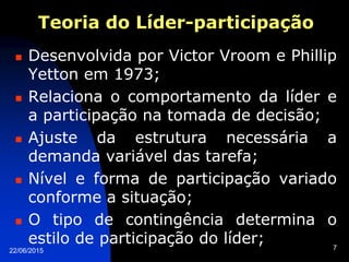 Estilos de lideranca TGA | PPTX