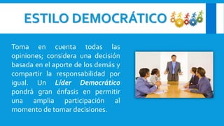 Estilos de Liderazgos según Daniel Goleman | PDF