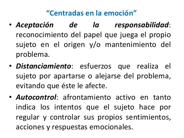 Estilos y estrategias de afrontamiento