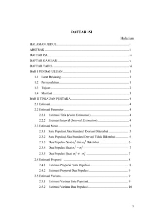 Estimasi parameter | DOCX