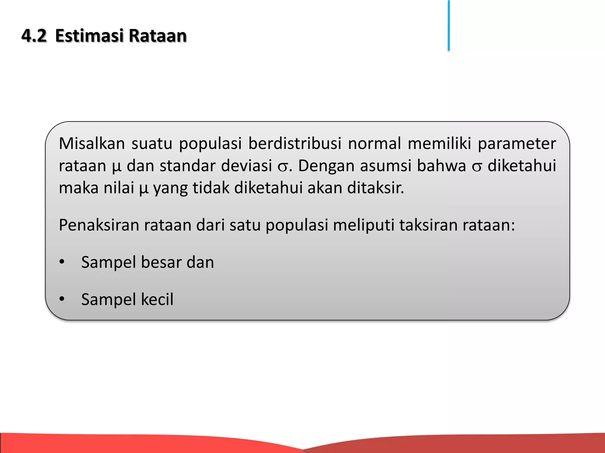 Estimasi Parameter Teori Estimasi Pdf