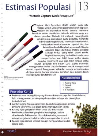 Estimasi populasi i | PDF