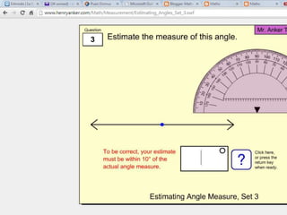 Estimate angles | PPTX