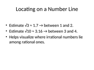 Estimate Irrational Numbers Grade 8.pptx