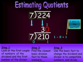 Estimate quotients 4 | PPT