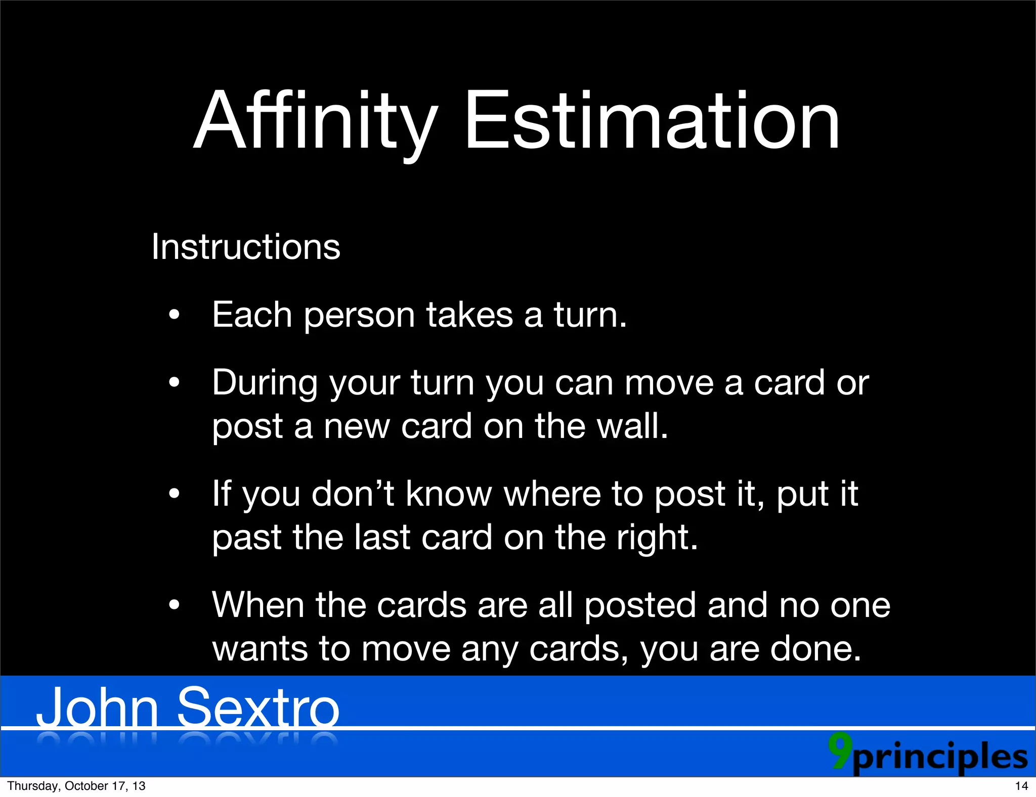 Estimates and Affinity Estimation | PDF