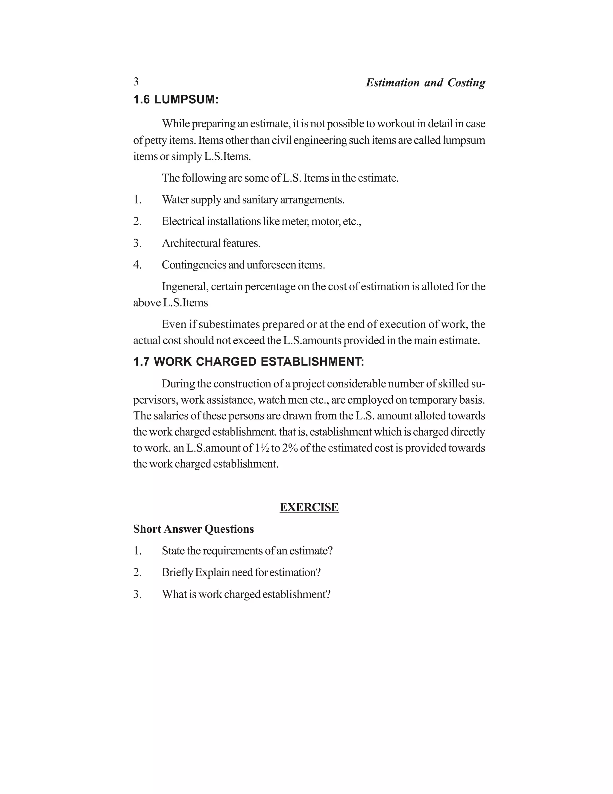 Estimating and-costing | PDF
