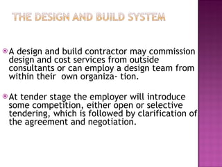 Estimating and Tendering methods for Construction Work | PPT