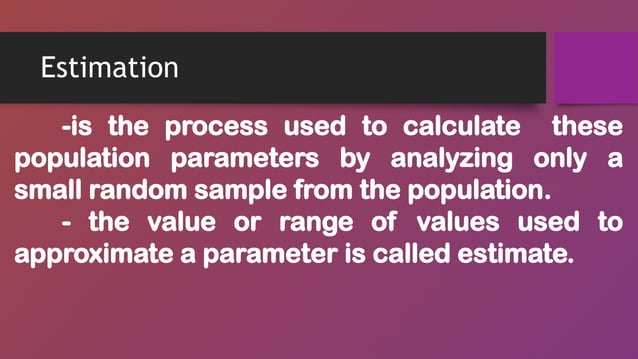 Estimating-parameters.pptxhajjanakkakwknss | PPT