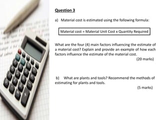 Estimating seminar | PPTX