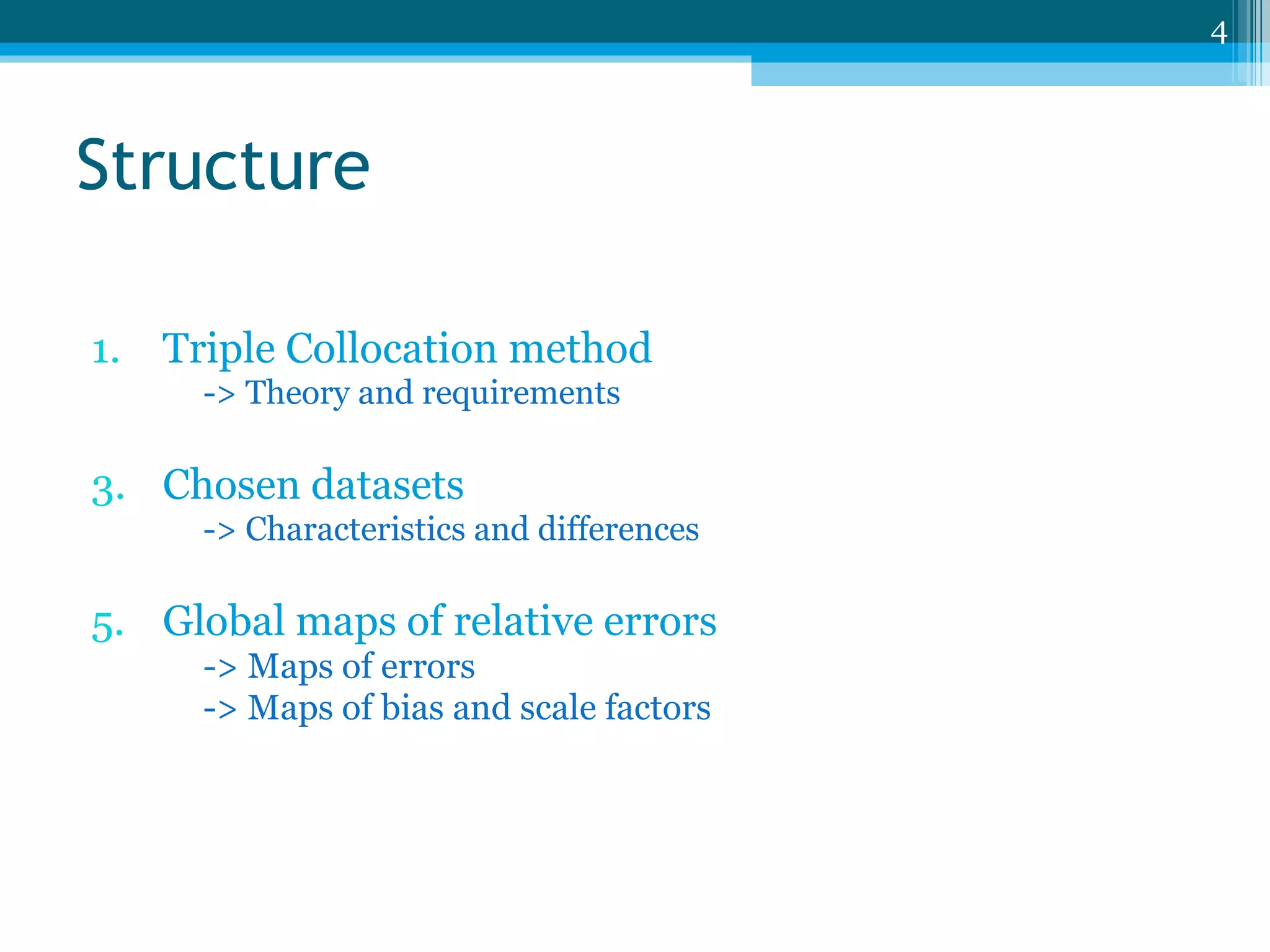 Estimating SMOS error structure using triple collocation.ppt