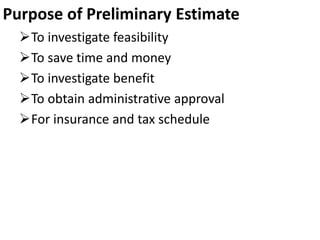 Estimating and costing I Chapter 2.pptx