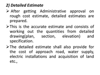Estimating and costing I Chapter 2.pptx
