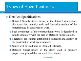 estimating and costing specification ppt -.pptx
