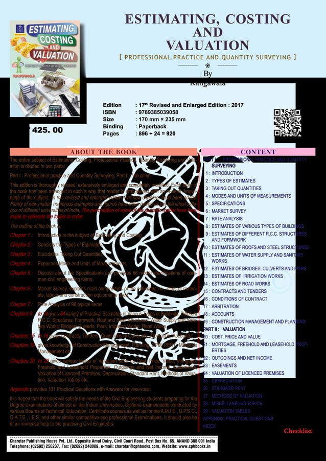 Estimating_costing_and_valuation | PDF