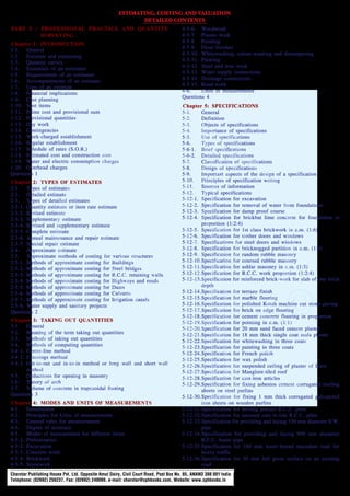 Estimating_costing_and_valuation | PDF