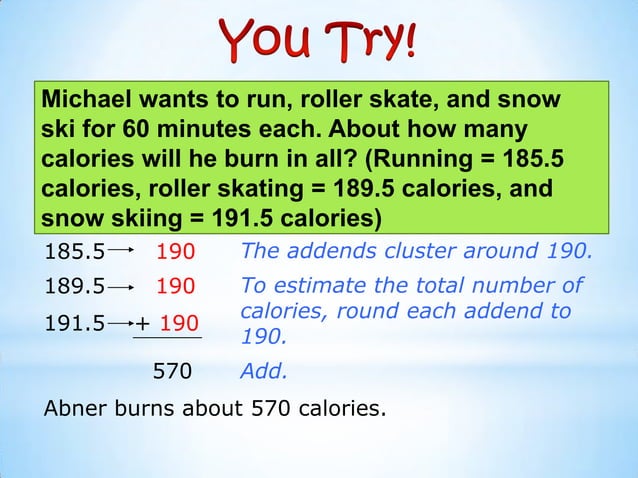 Estimating decimals | PPT