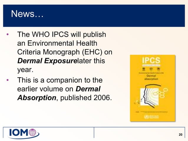 Estimating dermal exposure | PPT