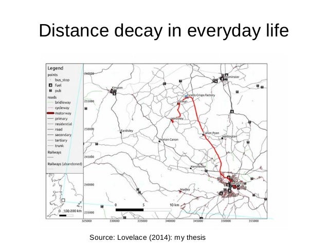 Estimating distance decay for the national propensity to cycle tool