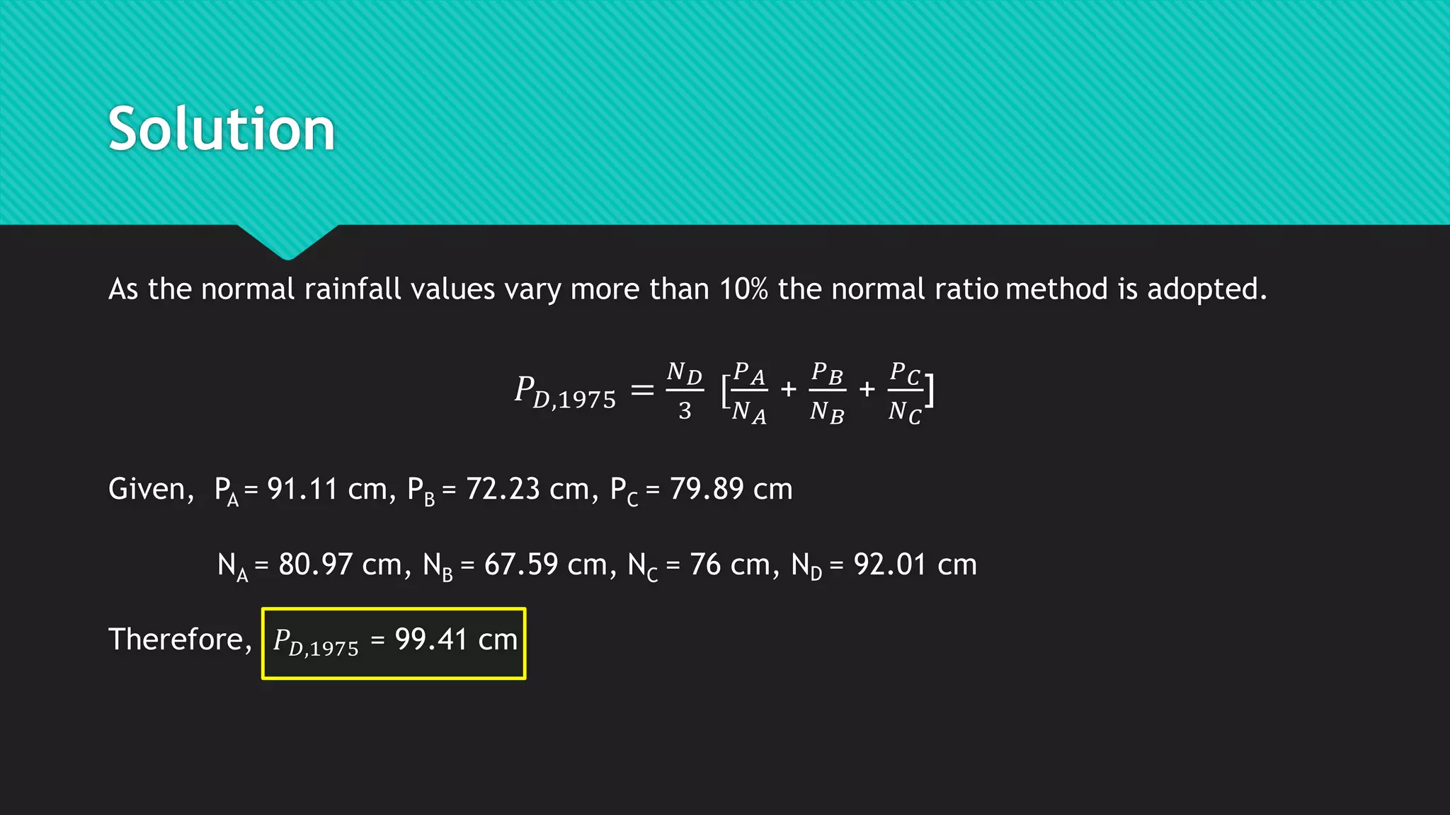 Estimating Missing Rainfall Data Pptx Weather Science