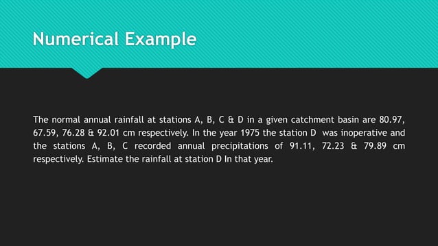 Estimating Missing Rainfall Data.pptx | Weather | Science