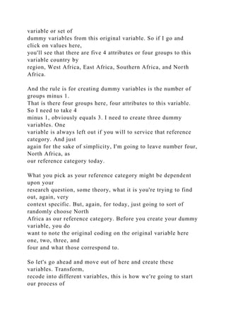 Estimating Models Using Dummy VariablesYou have had plenty of op.docx