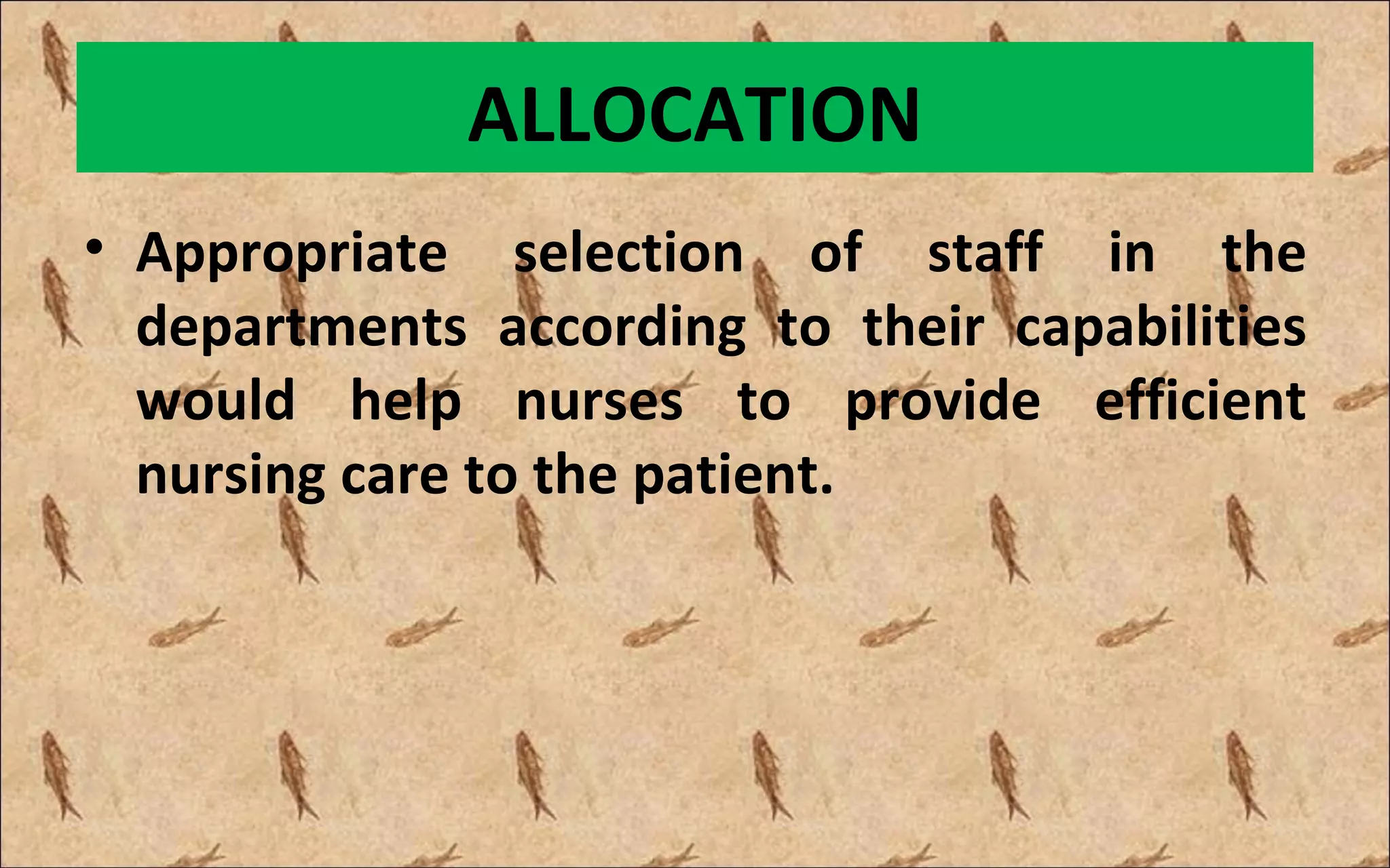 Estimating of nursing staff requirement | PPT