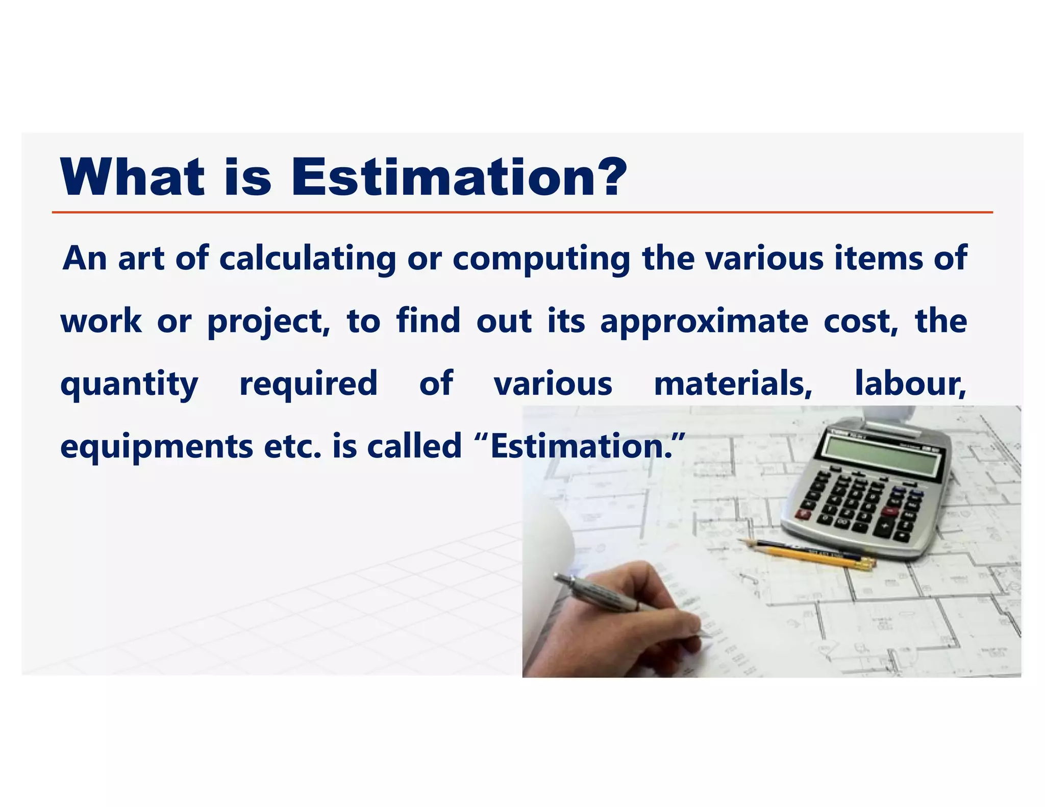 Estimating part 1 | PDF
