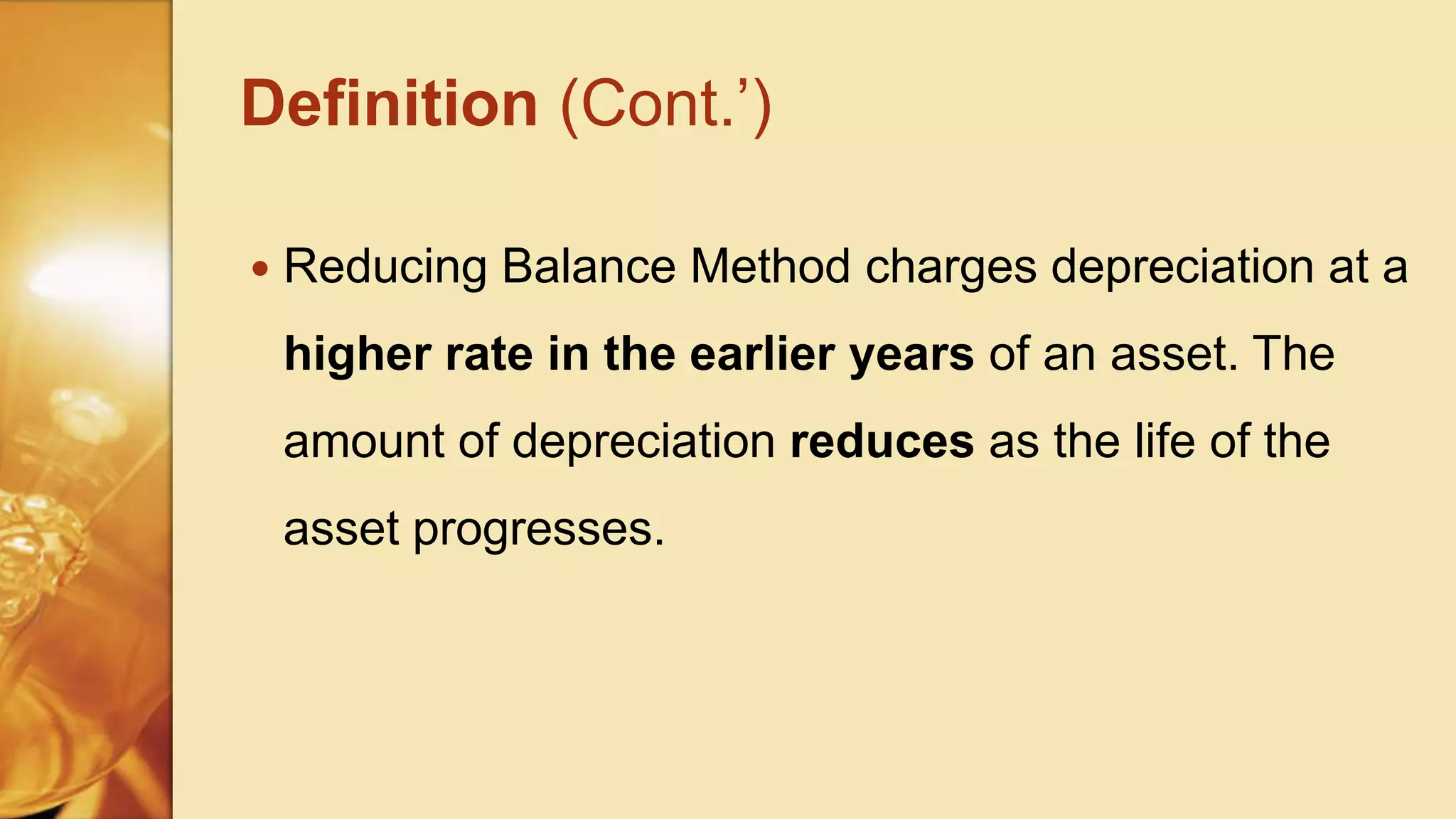 QUS 2205- Declining Balance Method | PPTX