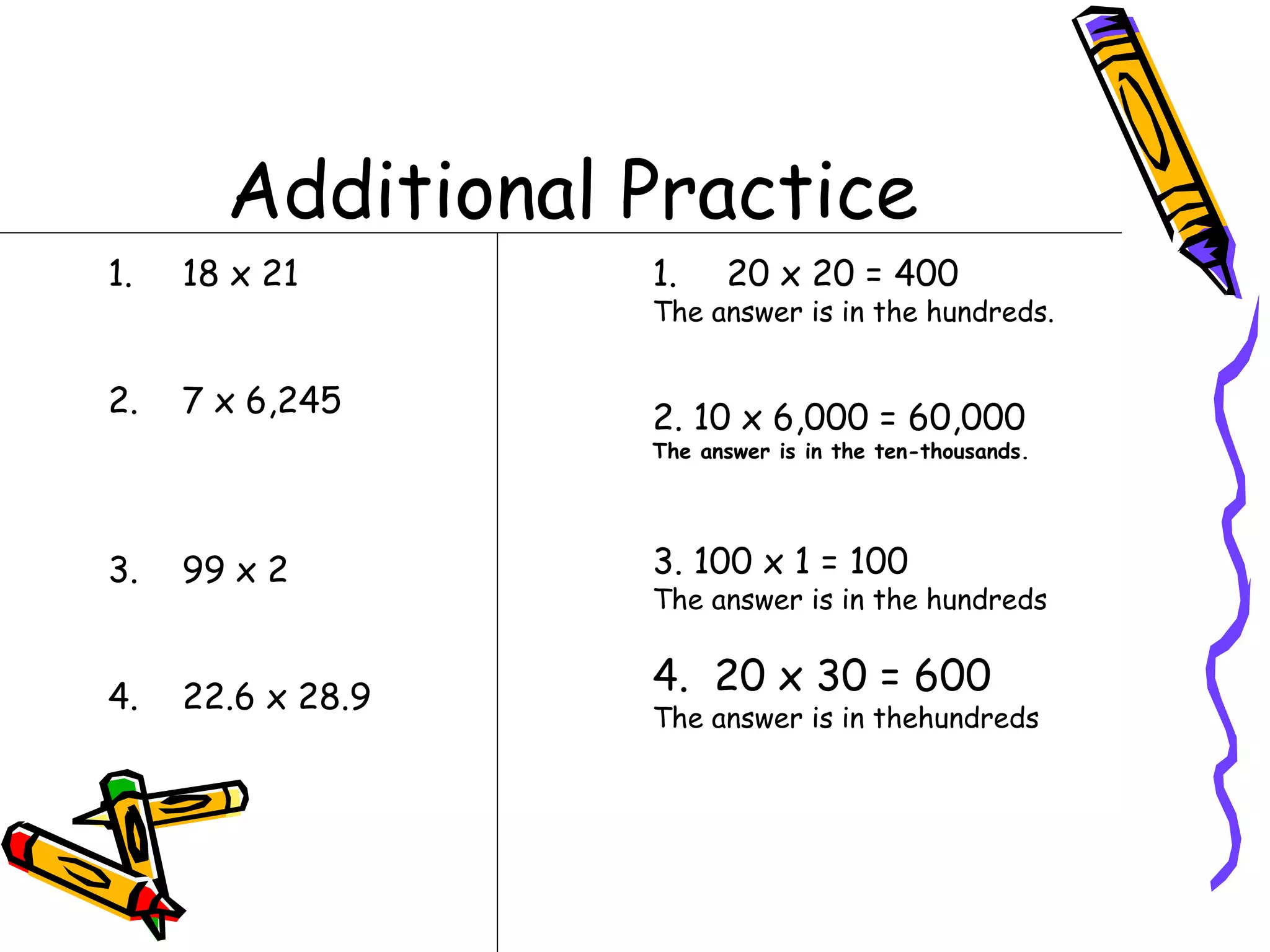 Estimating products | PPT