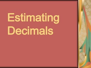 Estimating products | PPTX