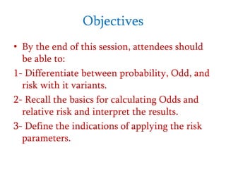 Estimating risk | PPTX