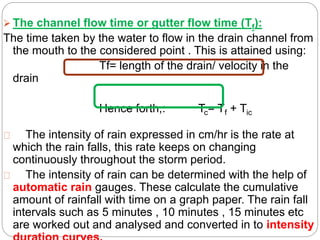 Estimating sewage discharge and peak drainage discharge | PPTX